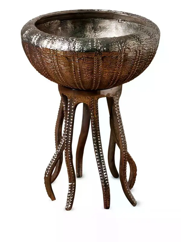 CU I SEEYOU Beaded-tentacles Octopus Ice Bucket - Silver