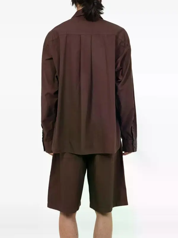 IN･STRU(MEN-TAL). Long-sleeve Patch-pocket Shirt