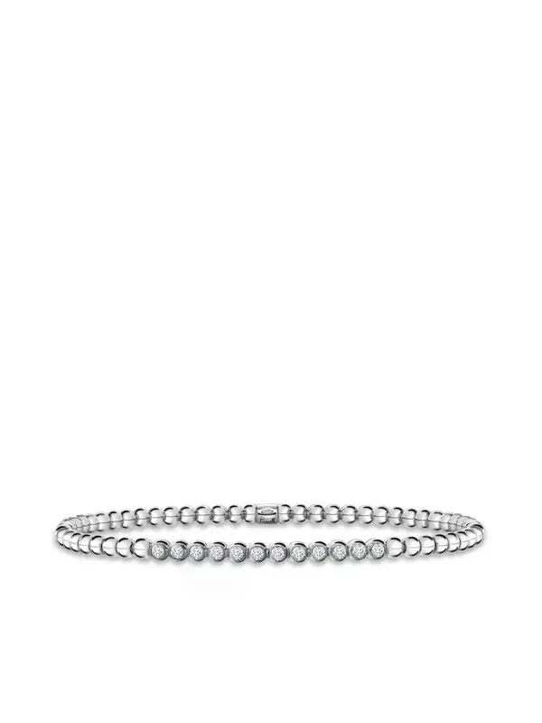 PRAGNELL 18k White Gold Diamond Bracelet - Silver