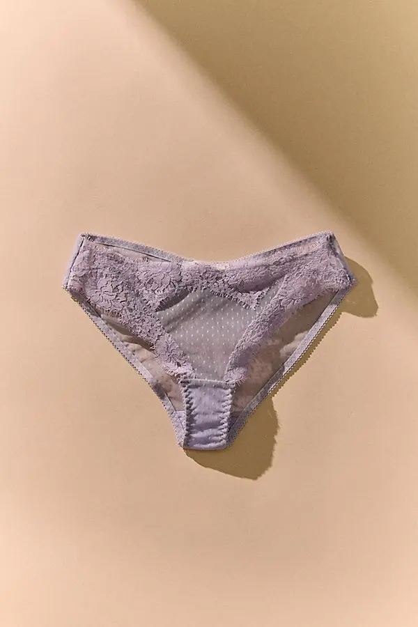 Free People Fiona Bikini Undies - Thistle