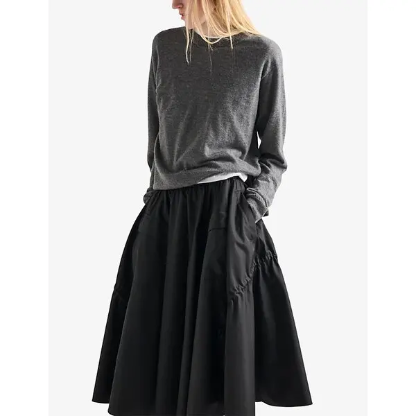 Prada Re-nylon Circle Midi Skirt