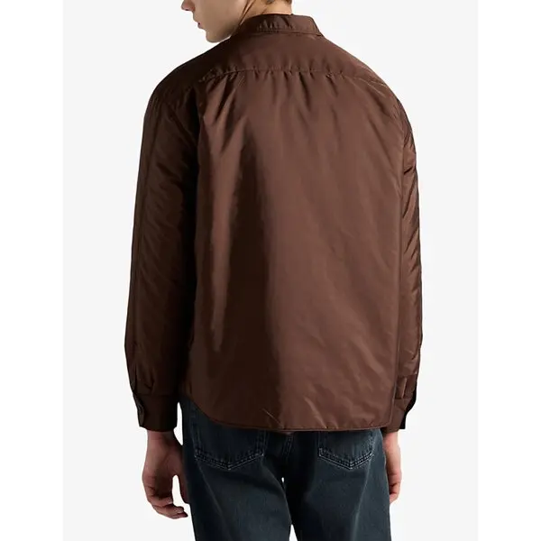 Prada Long-sleeve Re-nylon Shirt - Brown