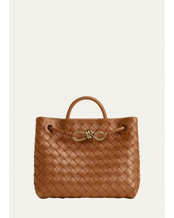 Bottega Veneta Small Andiamo Leather Top-handle Bag - Basalt