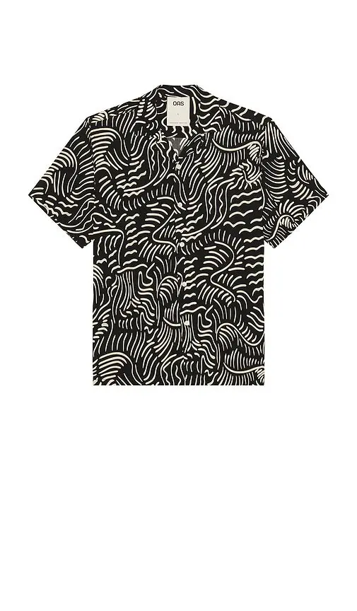 Oas Tar Lorenzo Viscose Shirt In . Also - Black