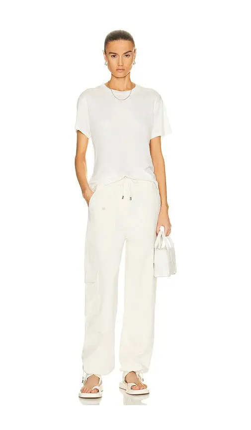 Eterne Short Sleeve Boyfriend Tee - Ivory