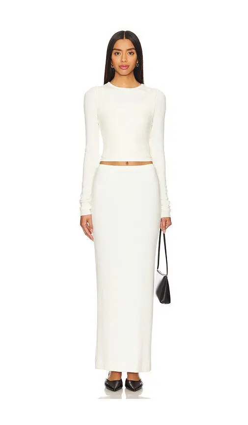 Eterne Long Sleeve Fitted Top