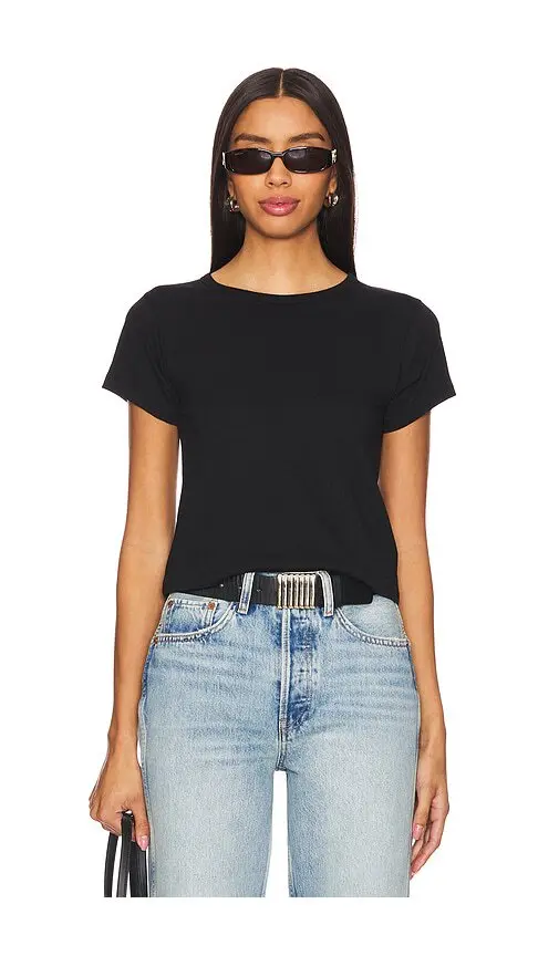 Eterne Short Sleeve Baby Tee - Black