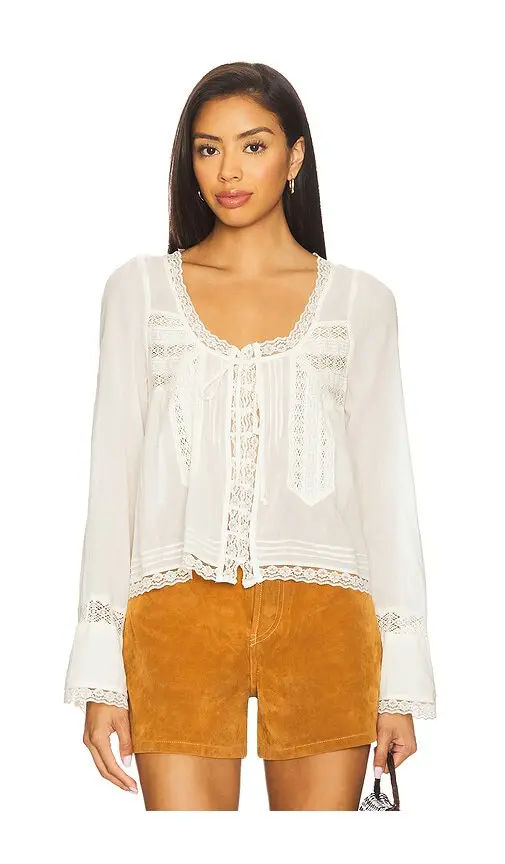 Free People Longsleeve Evermore Top