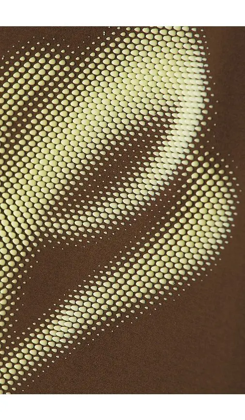 ETAI LA 3d Print Dot Brust E Tee In . Also - Brown