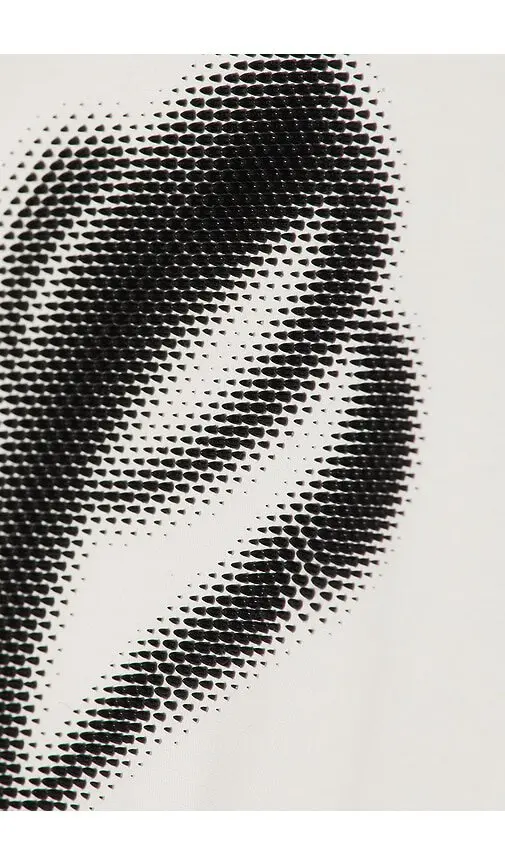 ETAI LA 3d Print Dot Brust E Tee In . Also - White