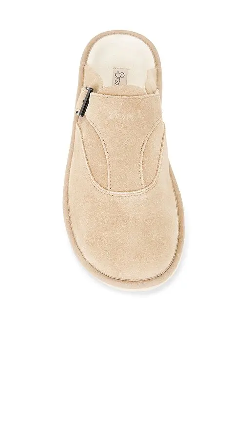 BRUNCH Amour Suede Mules - Sandstone