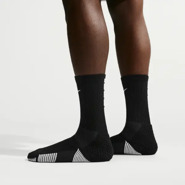 Nike Elite 2.0 Cushioned Crew Socks - Black