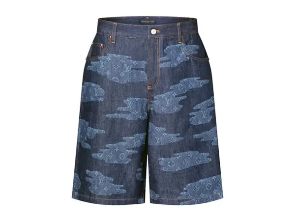 LOUIS VUITTON X Nigo Monogram Chambray Shorts