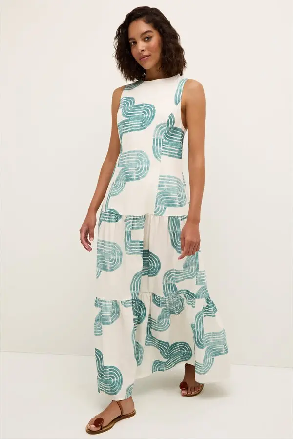 MARIE OLIVER Zelda Maxi Dress - Nile