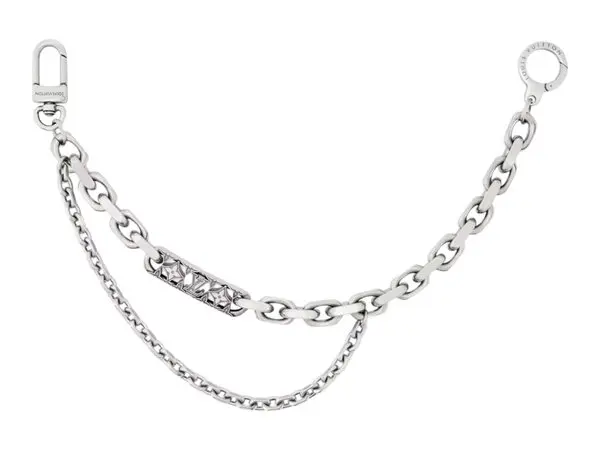 LOUIS VUITTON X Nigo Label Chain Belt - Palladium/tone Metal