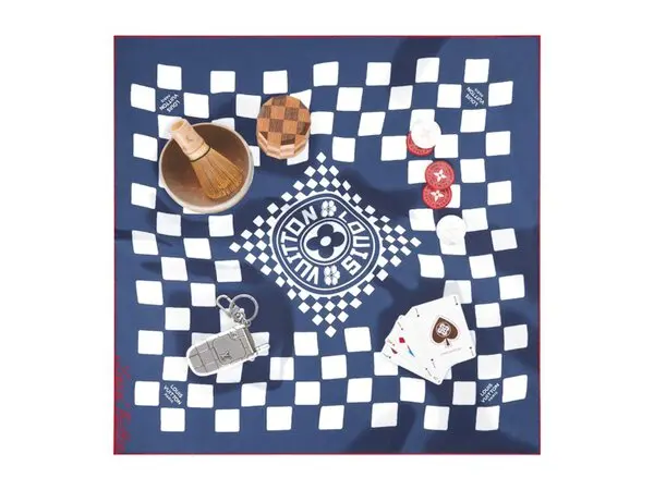 LOUIS VUITTON X Nigo Game Scene Bandana - Multicolor