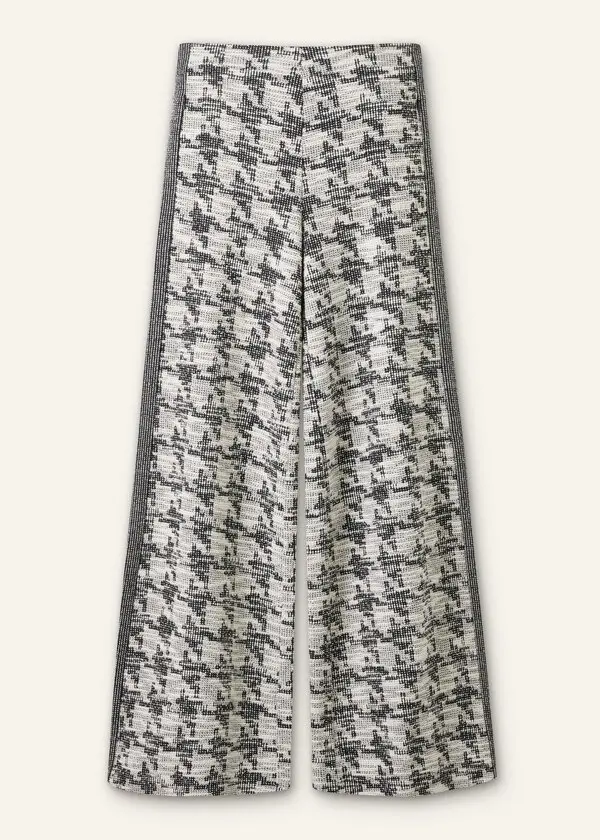 ME+EM Travel Tweed Wide-leg Trousers