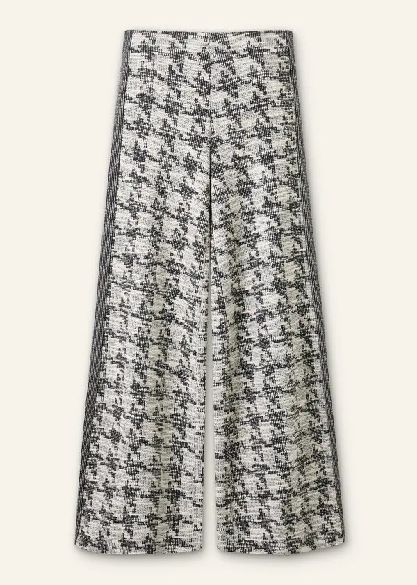 ME+EM Travel Tweed Wide-leg Trousers