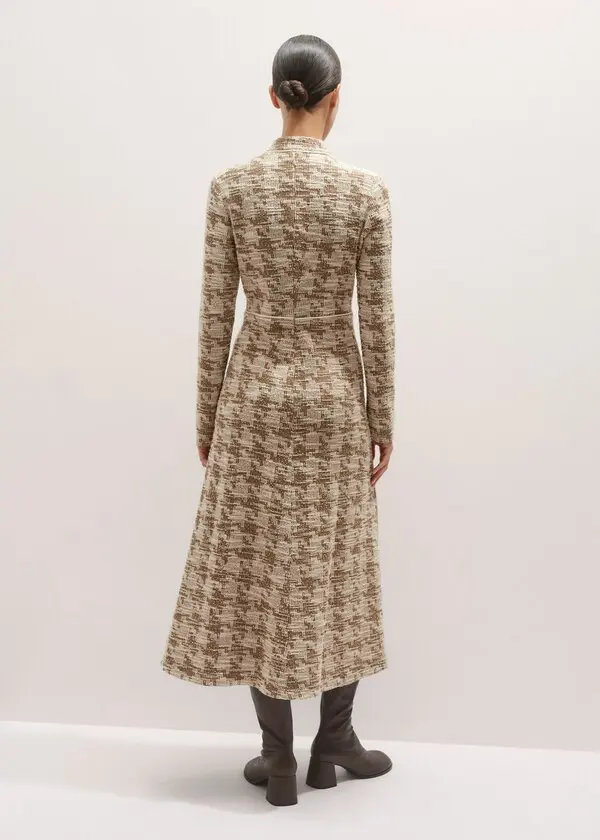 ME+EM Travel Tweed Midi Dress