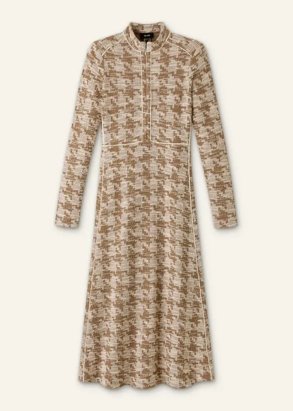 ME+EM Travel Tweed Midi Dress