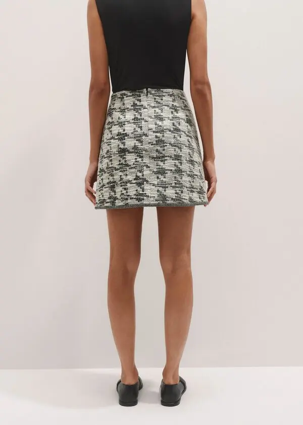 ME+EM Travel Tweed Mini Skirt