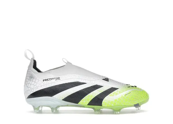 Adidas Predator Elite Laceless Fg - Cloud White/core Black/lucid Lemon