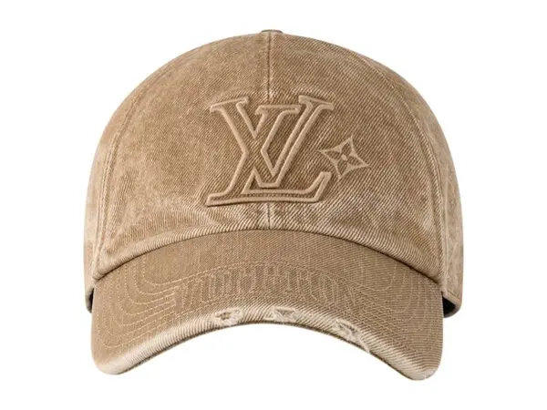 LOUIS VUITTON X Nigo Denim Washed Cap - Beige