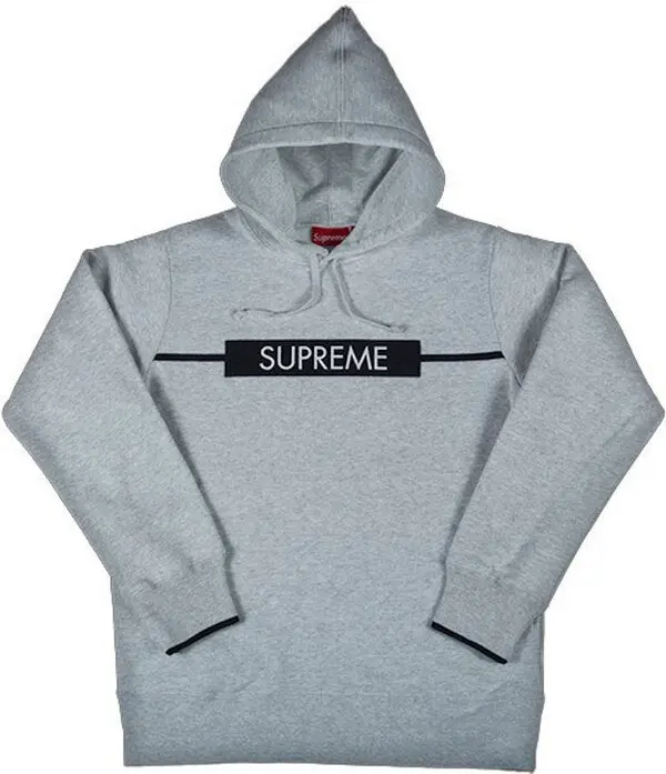 Supreme Twill Tape Hooded Sweatshirt