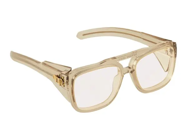LOUIS VUITTON X Nigo Frog Pilot Sunglasses - Camel