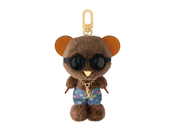 LOUIS VUITTON Louis Bear Bag Charm - Blue