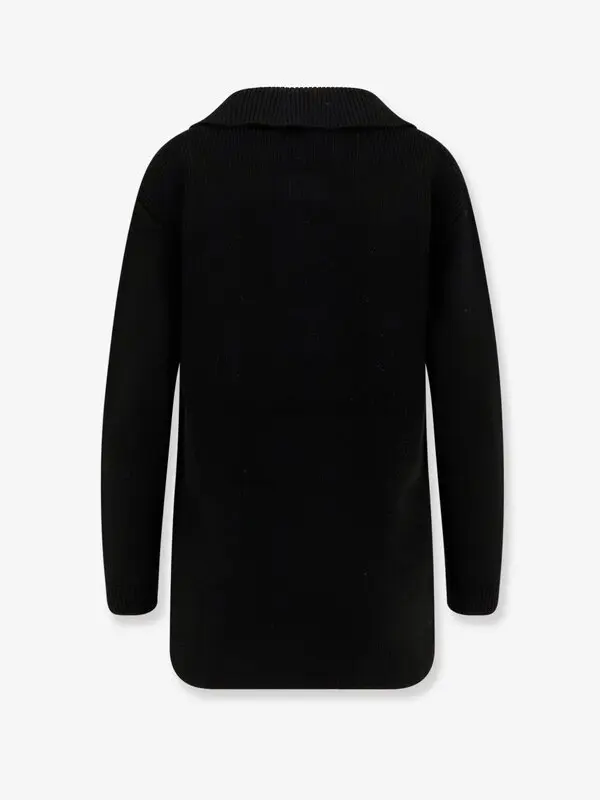 Elisabetta Franchi Ribbed Wool Blend Sweater