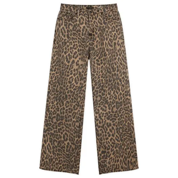 Good American Good Standard Ease Leopard Jeans
