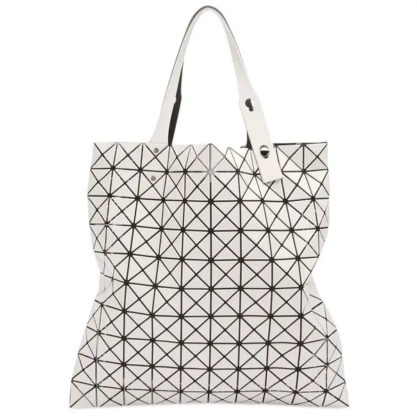 Issey Miyake Prism Matte Tote Bag Large - Light Grey