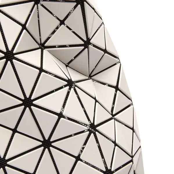 Issey Miyake Prism Matte Tote Bag Large - Light Grey