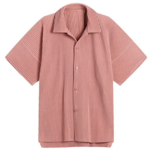 Issey Miyake Homme Plissé Vacation Shirt - Vanadinite Red