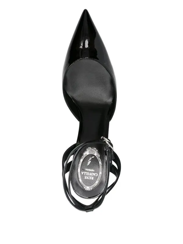 Rene Caovilla 85mm Ankle-strap Pointed-toe Pumps