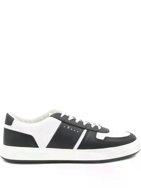 Hogan Leather Panelled Sneakers - White