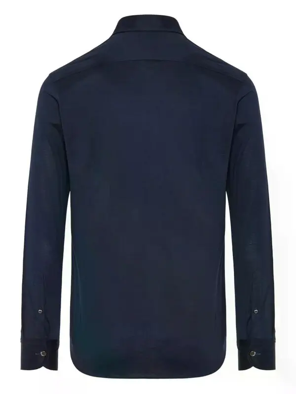 Corneliani Long-sleeved Button-fastening Shirt - Blue