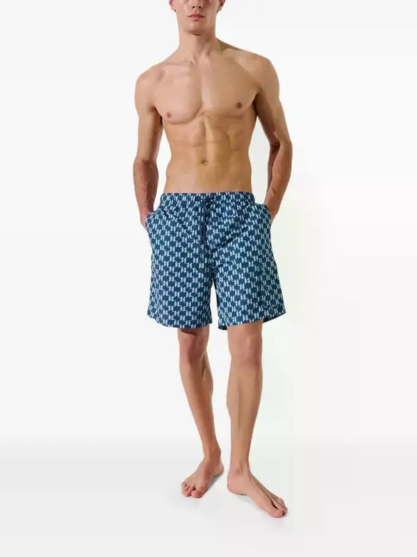Karl Lagerfeld Monogram-pattern Swim Shorts