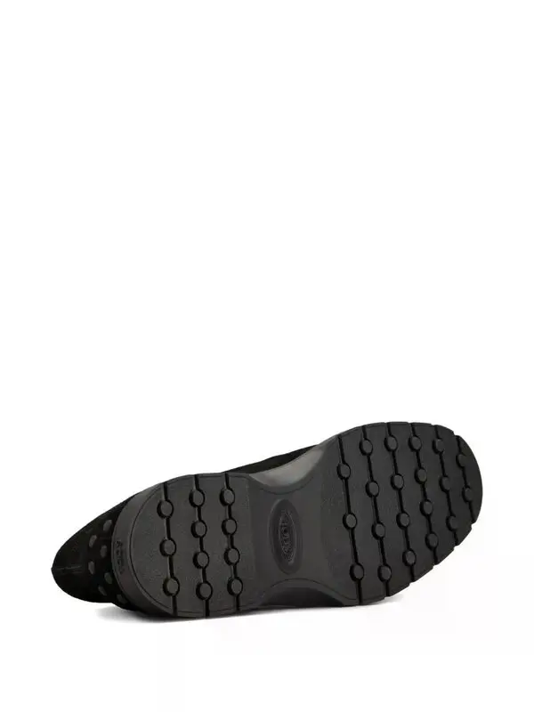 TOD'S Lace-up Suede Desert Boots - Black