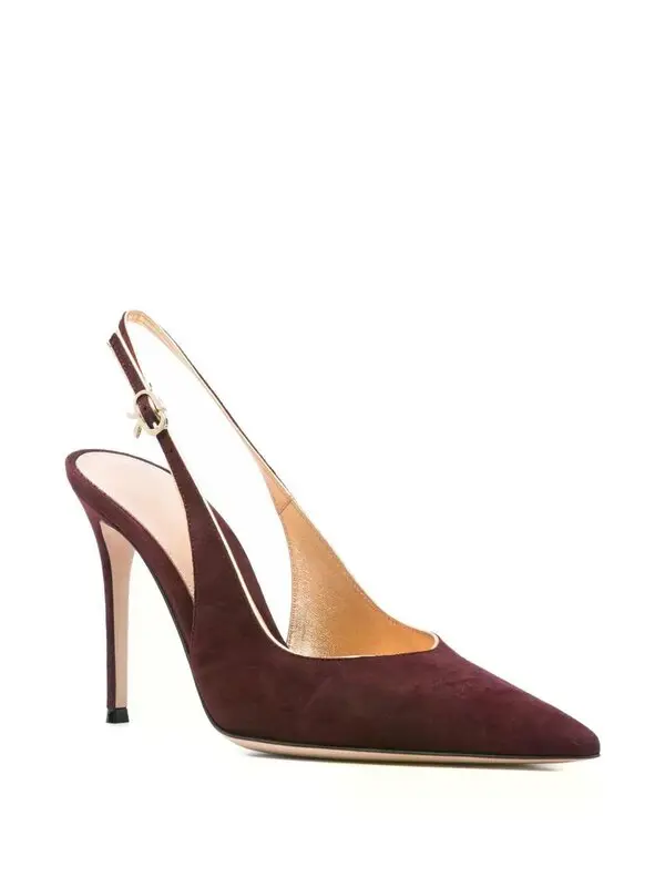 GIANVITO ROSSI 95mm Sling Suede Pumps
