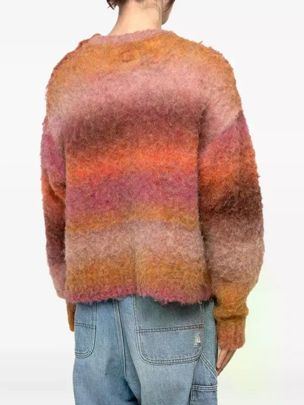 KAMIYA Ombré Striped Sweater - Orange