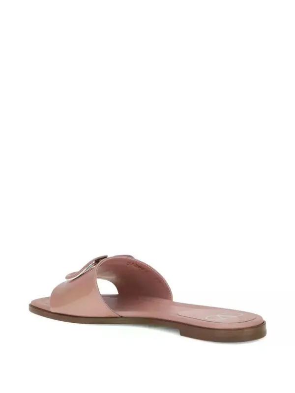 Valentino Garavani Vlogo Signature Flat Sandals - Pink