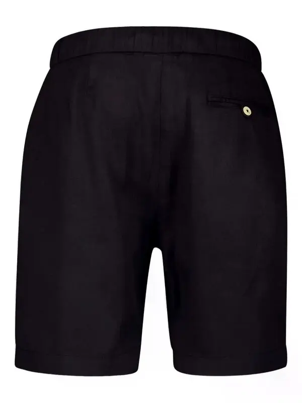 Frescobol Carioca Felipe Elastic-waist Shorts - Black