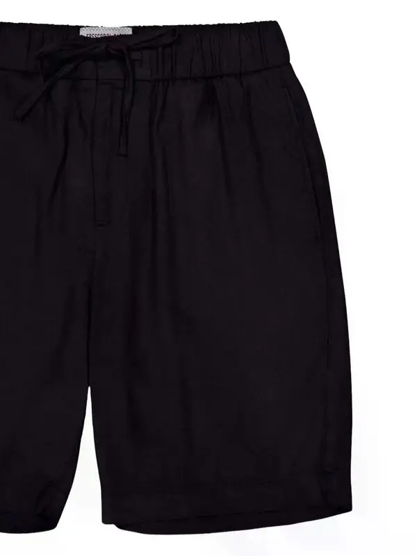 Frescobol Carioca Felipe Elastic-waist Shorts - Black