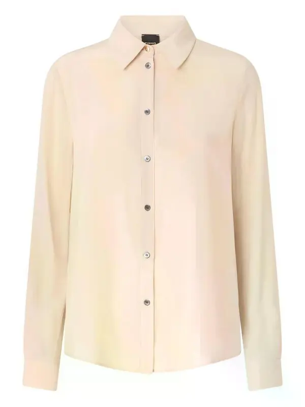 Pinko Silk Button-down Shirt