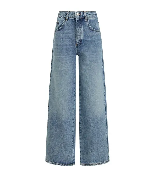 Claudie Pierlot Washed Wide-leg Jeans