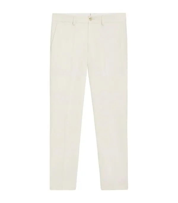 BOSS Slim-fit Tailored Trousers - White