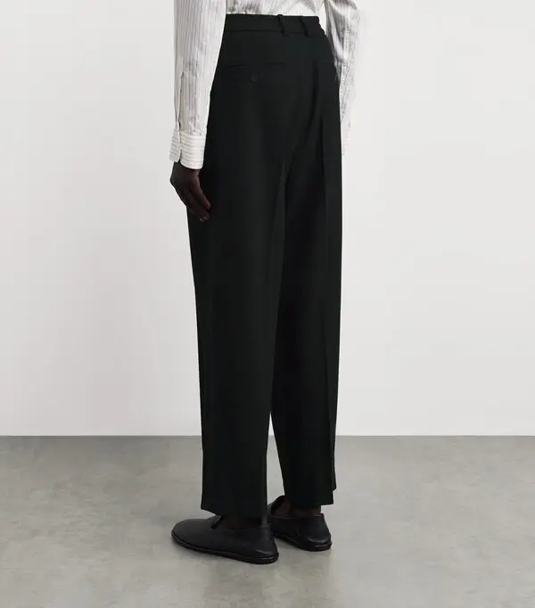 LE17SEPTEMBRE Wool Pleated Trousers