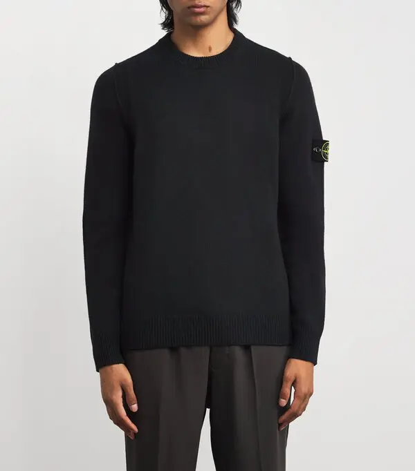 Stone Island Virgin Wool-blend Midweight Sweater